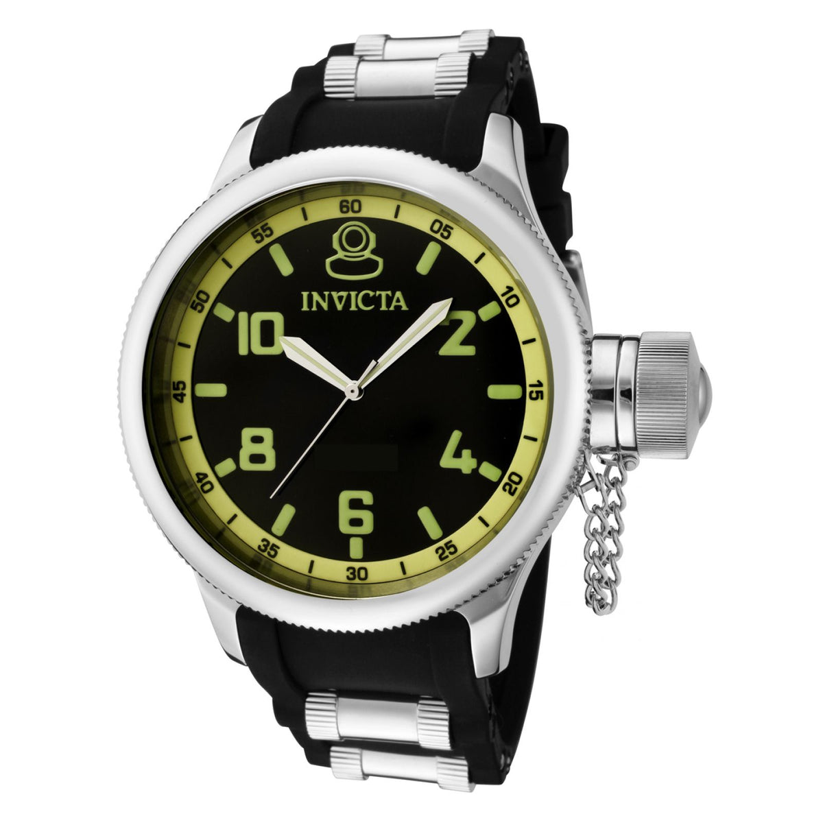 RELOJ PARA HOMBRE INVICTA RUSSIAN DIVER 1433 - ACERO, NEGRO