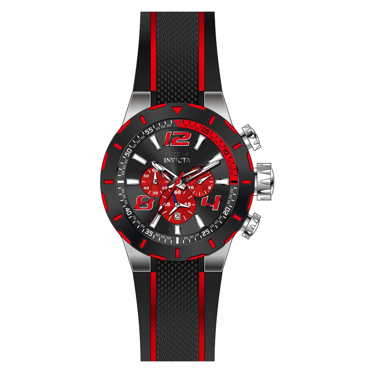 RELOJ DEPORTIVO PARA HOMBRE INVICTA S1 RALLY 21430 - NEGRO ROJO