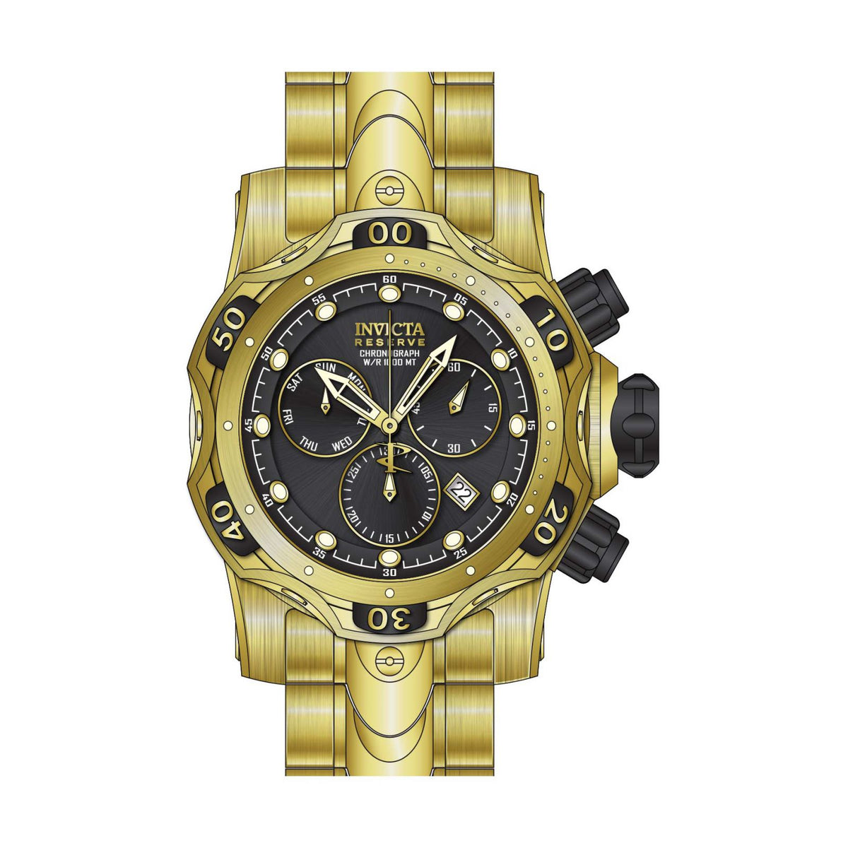 RELOJ PARA HOMBRE INVICTA RESERVE 25979 - ORO