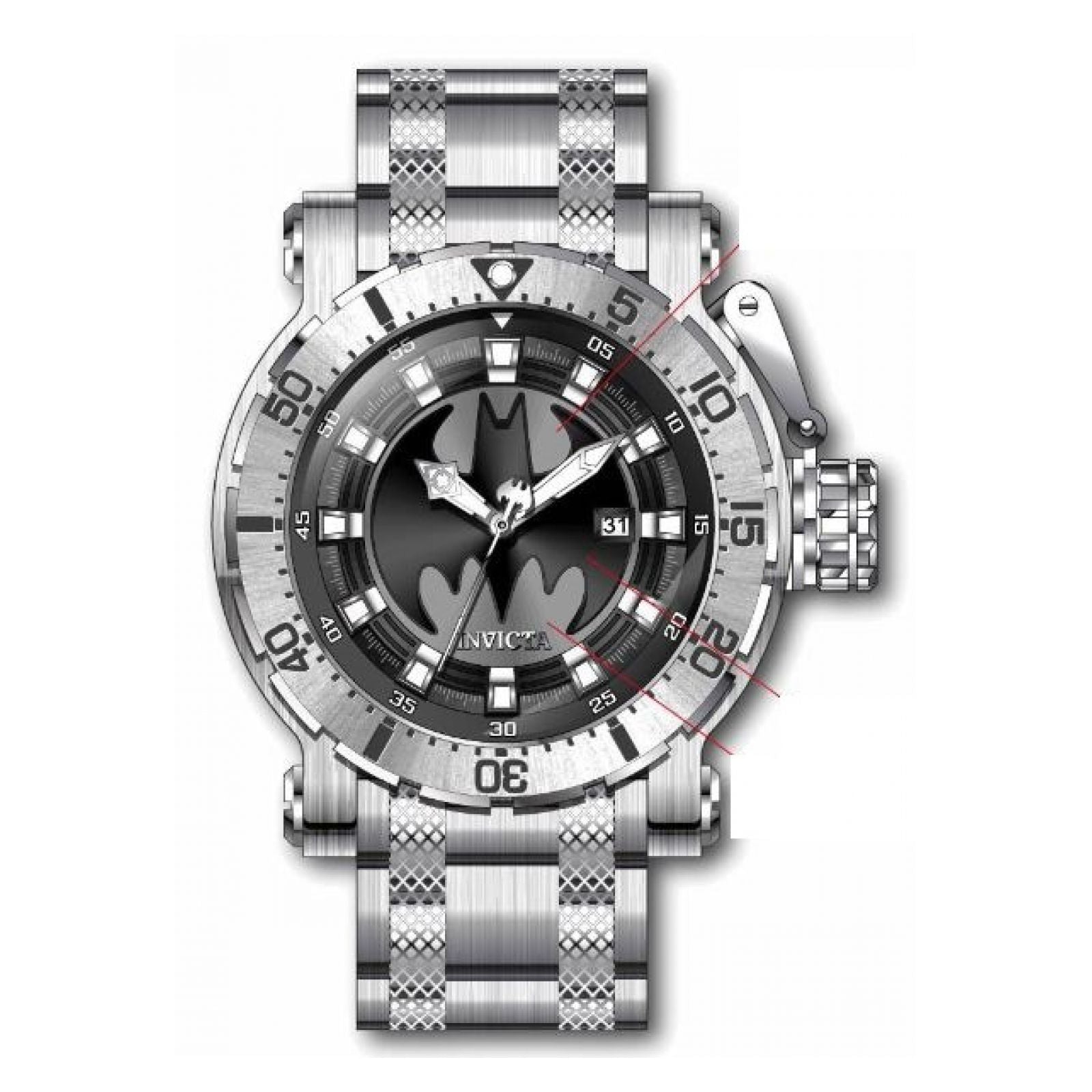 RELOJ BATMAN PARA HOMBRE INVICTA DC COMICS 32492 - ACERO