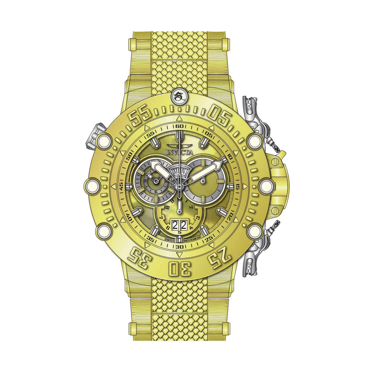 RELOJ PARA HOMBRE INVICTA SUBAQUA 32950 - ORO