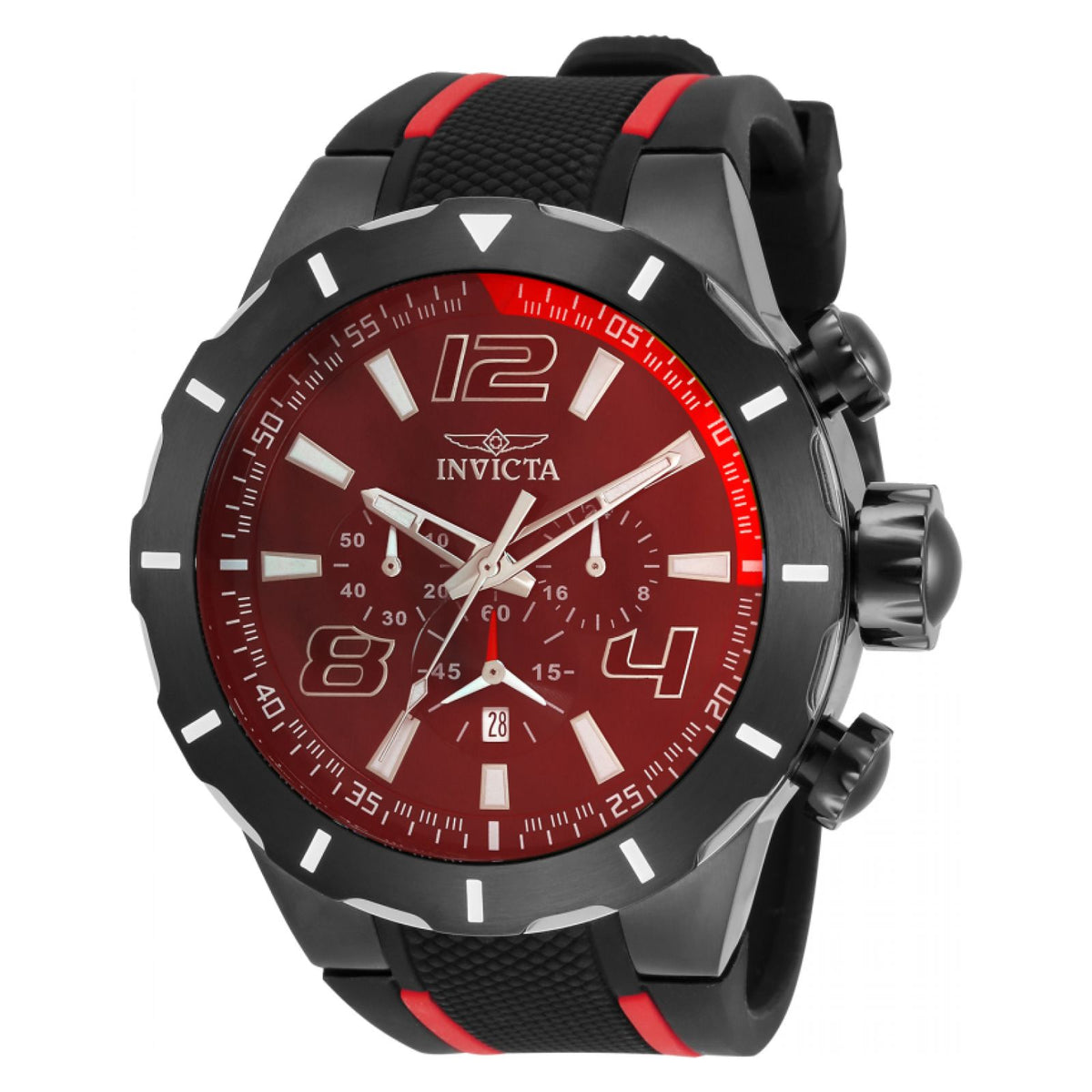 RELOJ DEPORTIVO PARA HOMBRE INVICTA S1 RALLY 34883 - ROJO, NEGRO