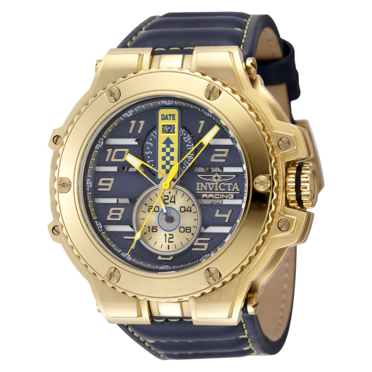 RELOJ CLÁSICO PARA HOMBRE INVICTA INVICTA RACING 47379 - AMARILLO, AZU