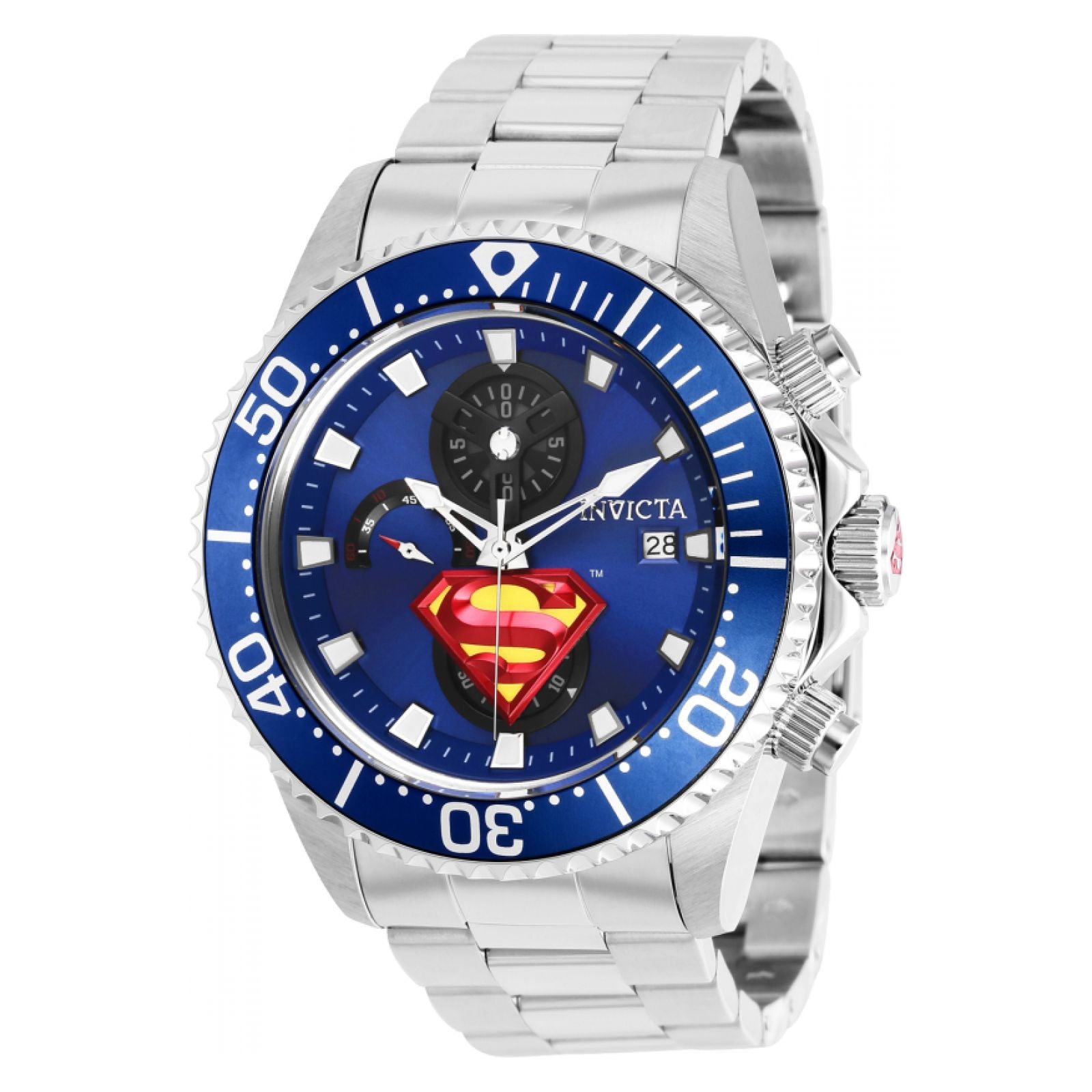 Compra RELOJ SUPERMAN PARA HOMBRE INVICTA DC COMICS 40844 - ACERO ...